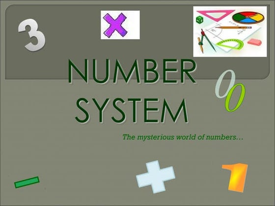 number system school ppt ninth class | PPT