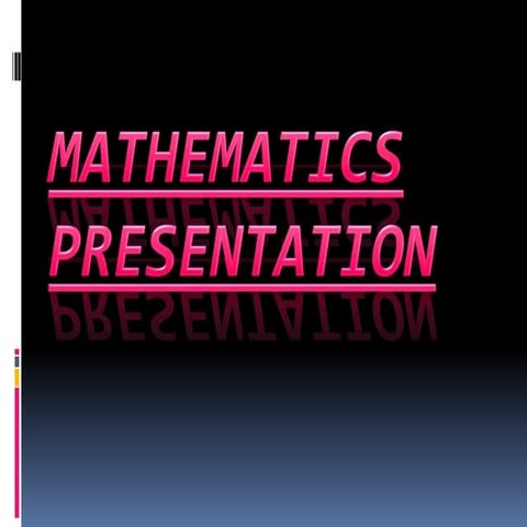 Maths presentation'!!!LINEAR EQUATIONS IN TWO VARIABLES | PPTX