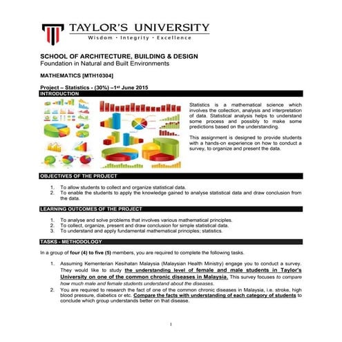 Maths project brief | PDF