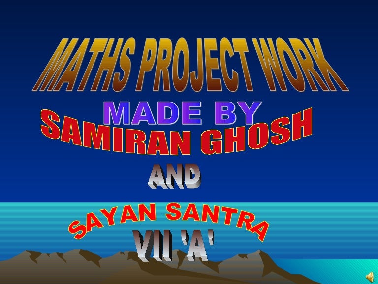 maths-project-work
