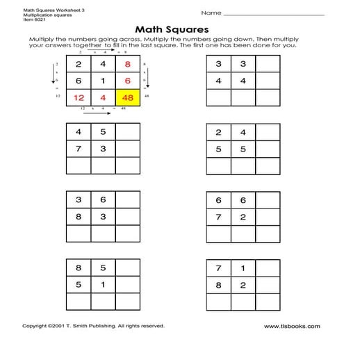 Mathsquares3 | PDF