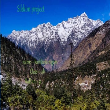 MATH ART INTEGRATED PROJECT ON SIKKIM.pptx
