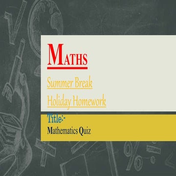 maths project | PPTX
