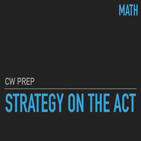 Math strategy | PDF