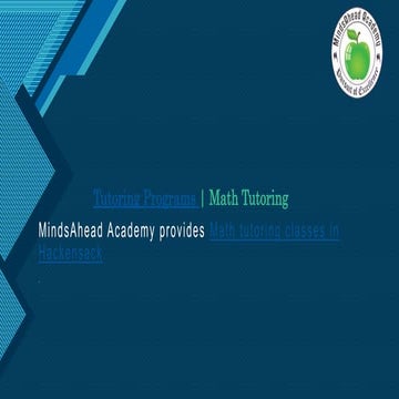 Maths tutoring kids | PPTX