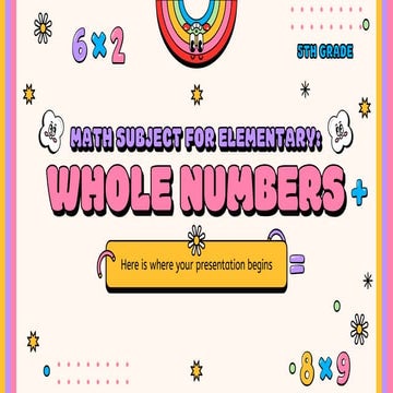 Math Subject for Elementary - 5th Grade_ Whole Numbers by Slidesgo.pptx