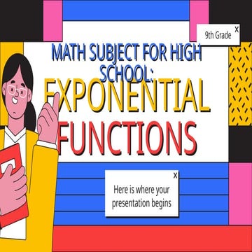 Math Subject for High School - 9th Grade_ Exponential Functions by ...