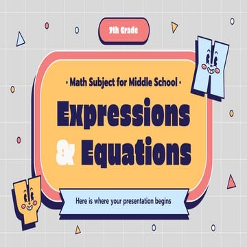 Math Subject for Middle School - 7th Grade_ Expressions & Equations by ...