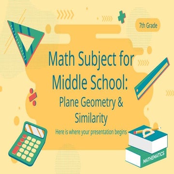 Math Subject for Middle School - 7th Grade_ Plane Geometry & Similarity ...