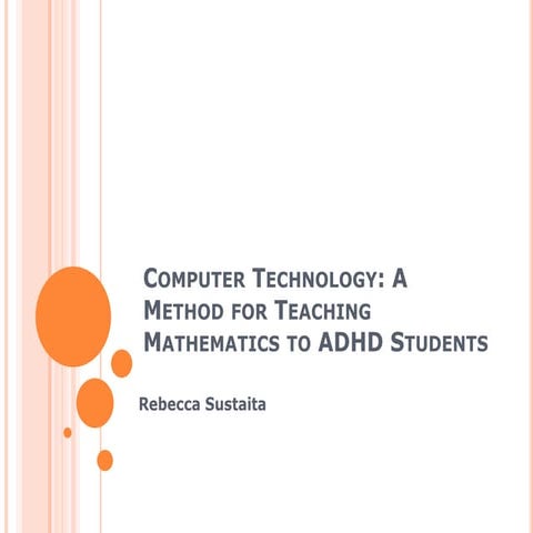 Math Tech For Adhd | PPT