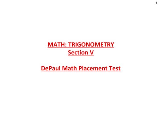 Six Trigonometric Functions Math 9 4th Quarter Week 1 Pptx