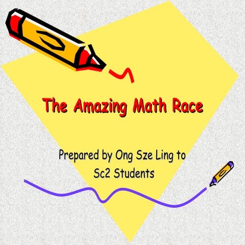 The Amazing Math Race | PPT