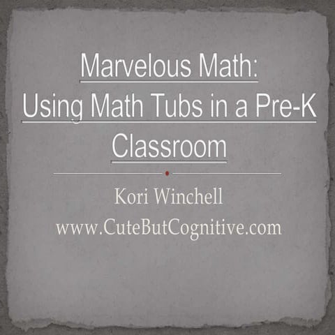 Math tubs presentation | PPTX