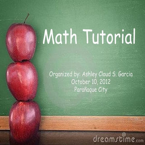 Math tutorial (tech age girls mini project) | PPT