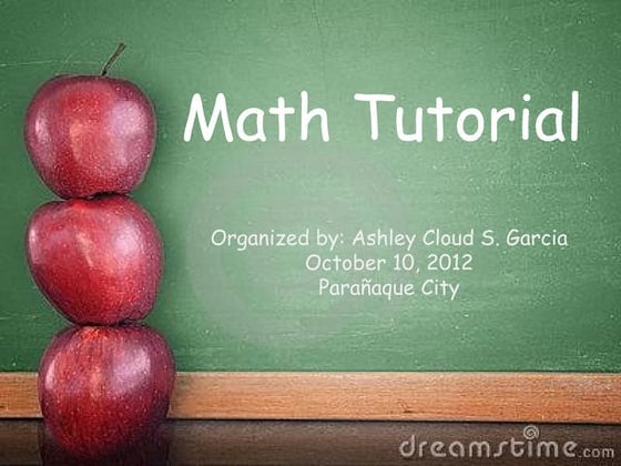Math tutorial (Practice Powerpoint) | PPT