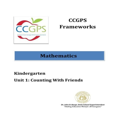 Math Unit 1 | PDF | Daycare and Pre-School | Parenting