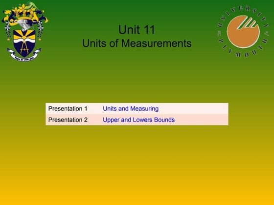 Measurement (animated) | PPT