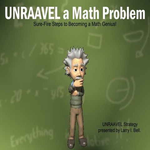 Math video unraavel a math problem | PPT