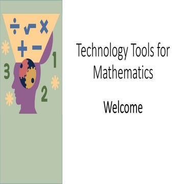 Math Welcome | PPTX