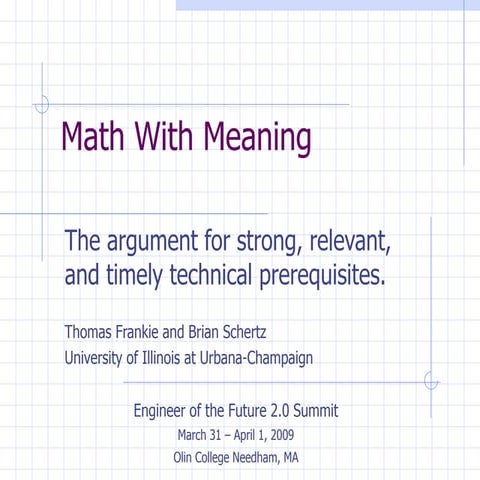 Math With Meaning | PPT