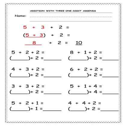 Math worksheet4 | PDF