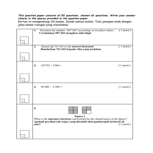 Math y5 paper 2 | PDF