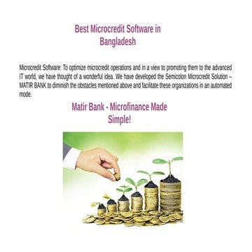 Best Microcredit Software in Bangladesh | PDF | Business | Business and ...