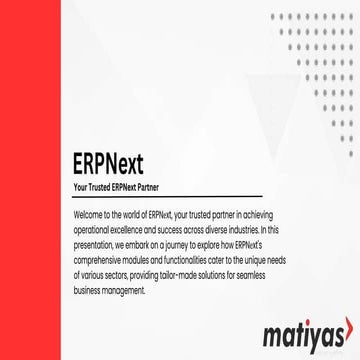 ERPNext | PPTX