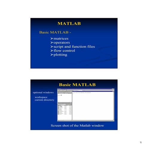 Matlab ch1 (4) | PPT