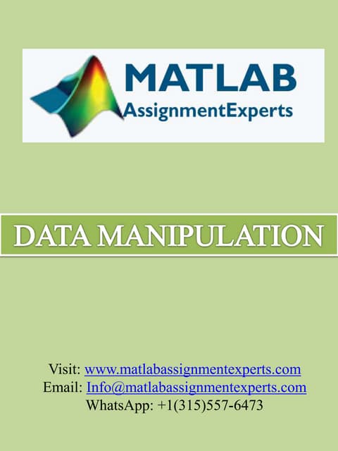 Matlab Assignment Help Pdf 5792