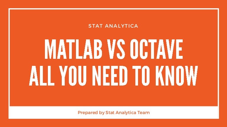 Matlab Vs Octave 6370
