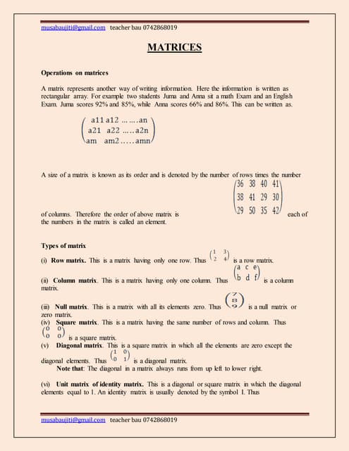 11.application of matrix algebra to multivariate data using standardize scores | PDF