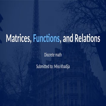 Matrices, Functions, and Relations.pptx