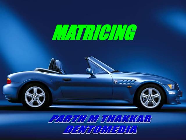 Wedging technique | PPTX
