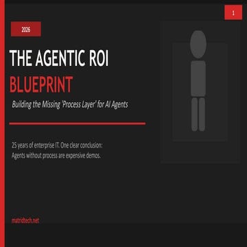 The Agentic ROI Blueprint: Building the Process Layer for Scalable AI ...
