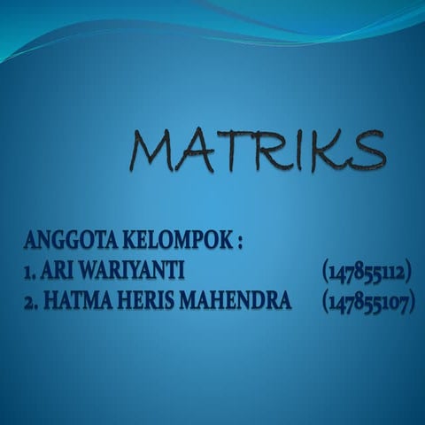 matematika kelas 11 matriks lengkap.pptx