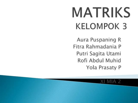 PPT Matriks | PPTX