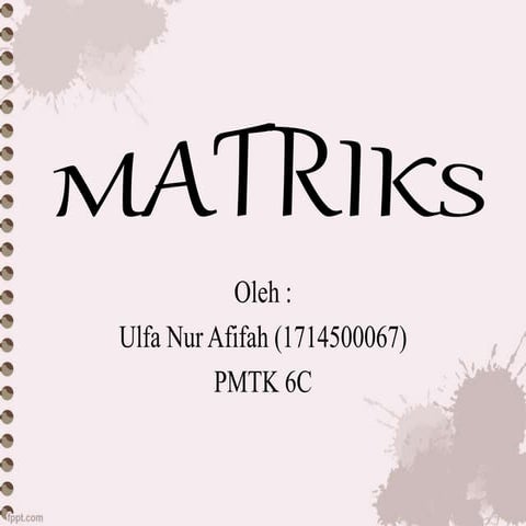 Matriks 11 .pptx