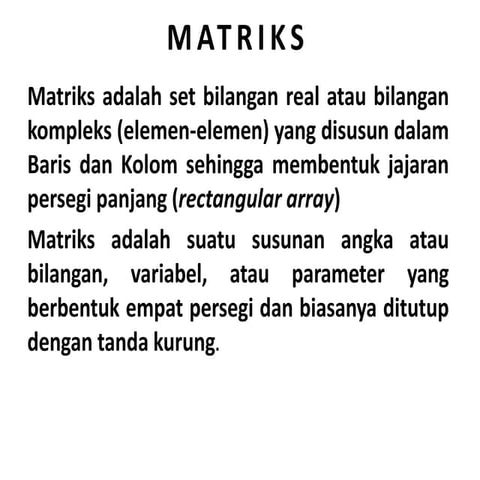 Matriks ordo 3x3 | PPT
