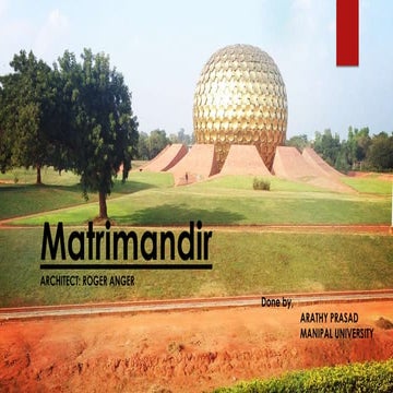 Matrimandir | PPTX