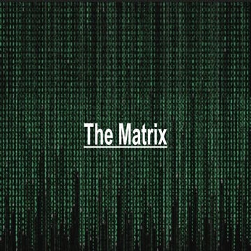 Matrix presentation, parallele avec la cave du grand Platon .pptx