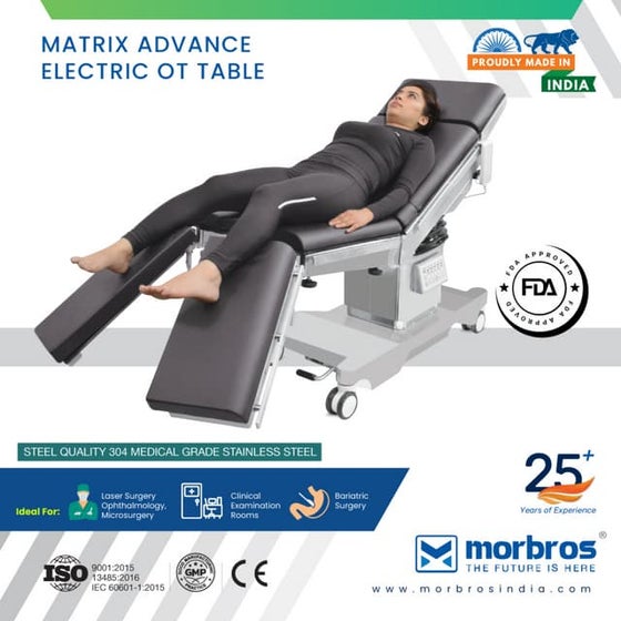 Electric Operation Theatre Tables Matrix | PDF | Technology & Computing