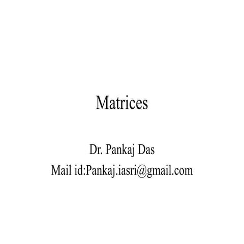 Matrix And Its Operations Pdf