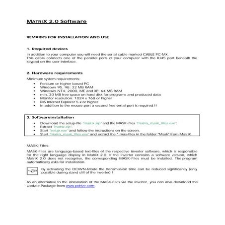 Matrix e | PDF | Computer Peripherals | Computing