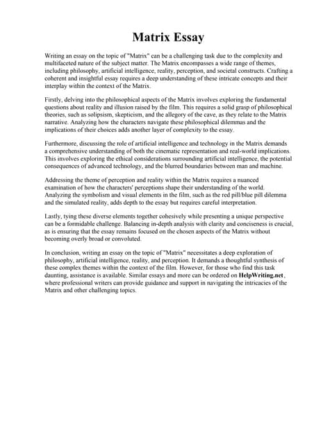 Essay On My Life | PDF