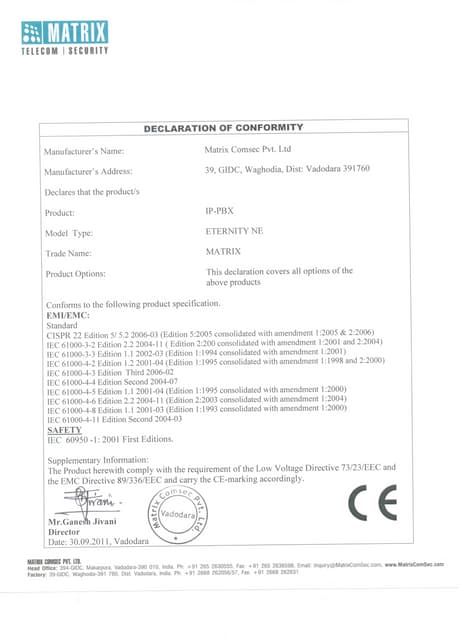 ETERNITY GE12 TEC | PDF