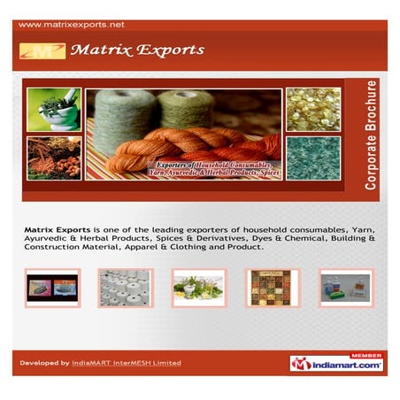 Matrix Exports, Bengaluru, Household Consumables | PDF
