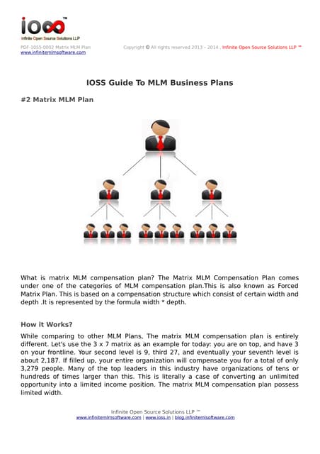 Matrix MLM Plan software ARM MLM | PDF