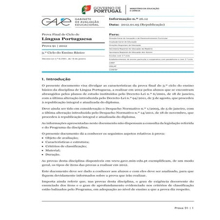 Matrix port 9.º ano | PDF