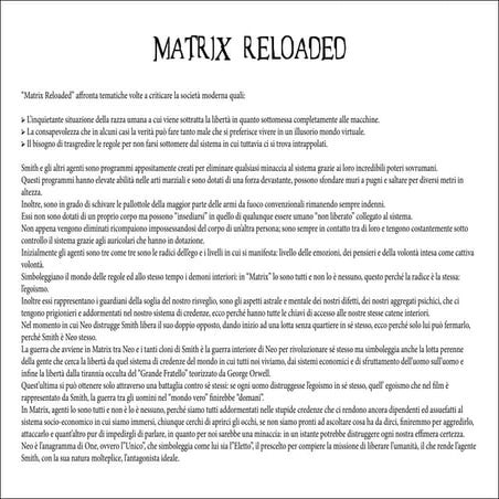 Matrix reloaded | PPT